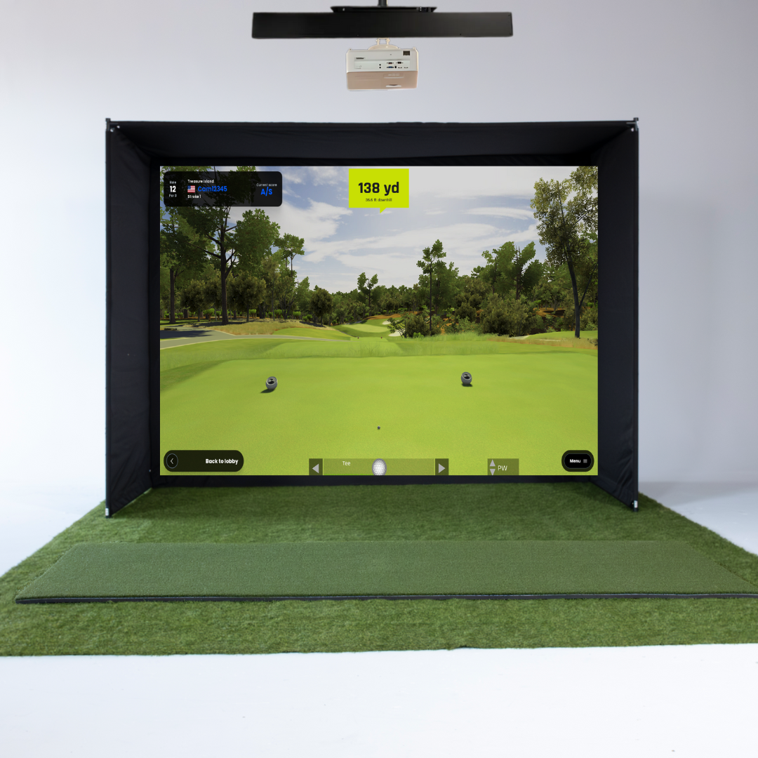 Red Stakes Golf RSG Pro Golf Simulator Studio Bundle HD — Swing Sphere
